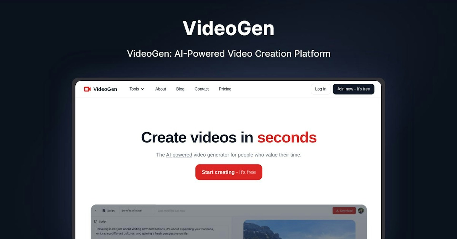 VideoGen Detailed Review: Features, Pricing, Pros & Cons